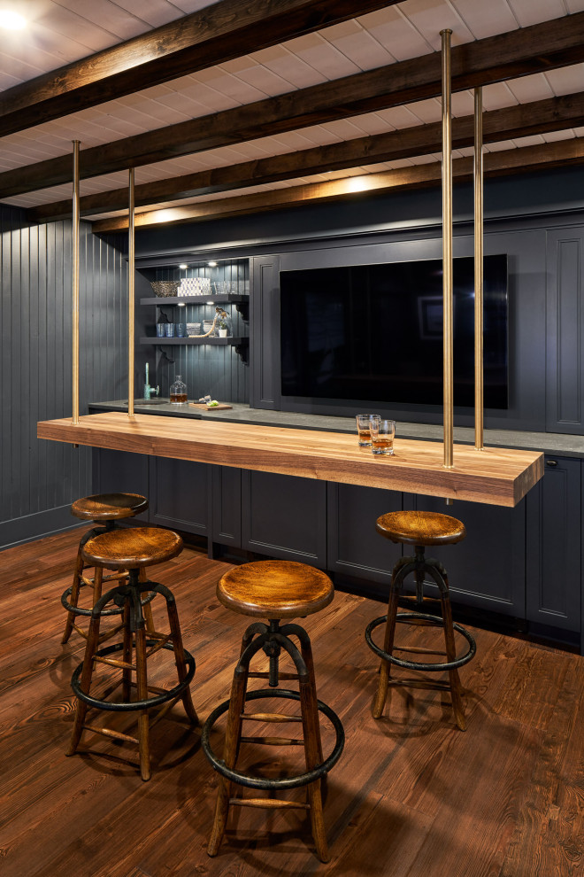 Lake House - Cottage Style Design - Rustic - Home Bar - Ottawa - by ...