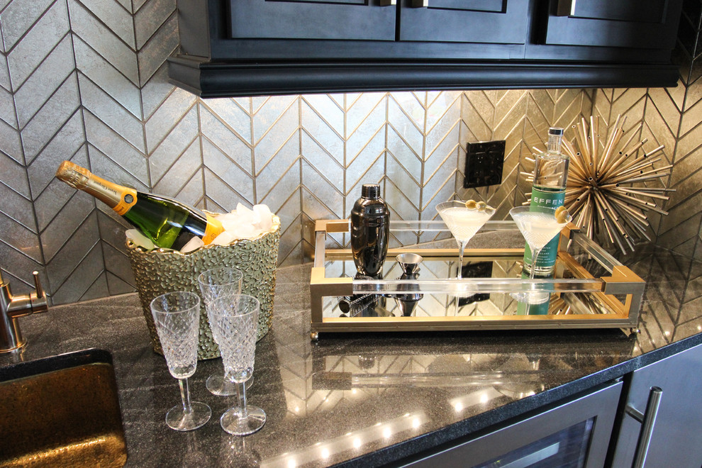 Lakeside Glamor Fixer Upper - Contemporary - Home Bar - Other - by ...
