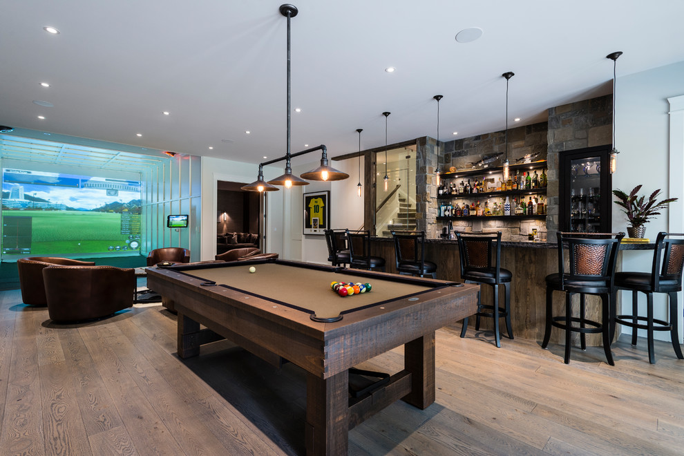 Larger Than Life - Traditional - Home Bar - Vancouver - by SGDI - Sarah ...