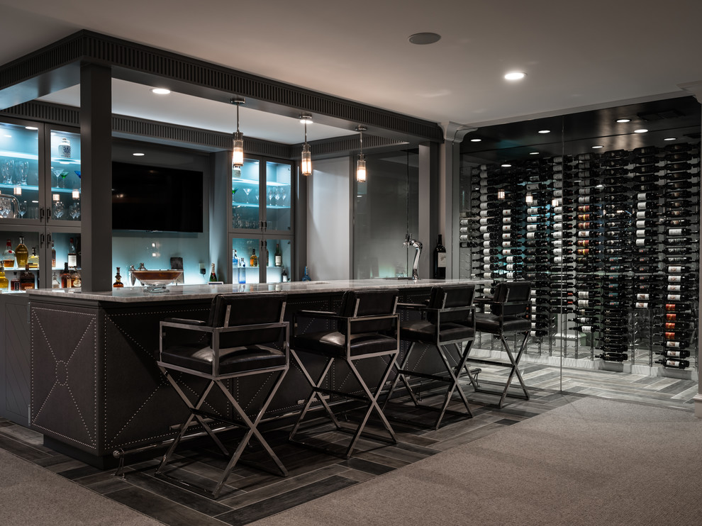 Livable Modern Luxury - Modern - Home Bar - Louisville - by The Lee W ...