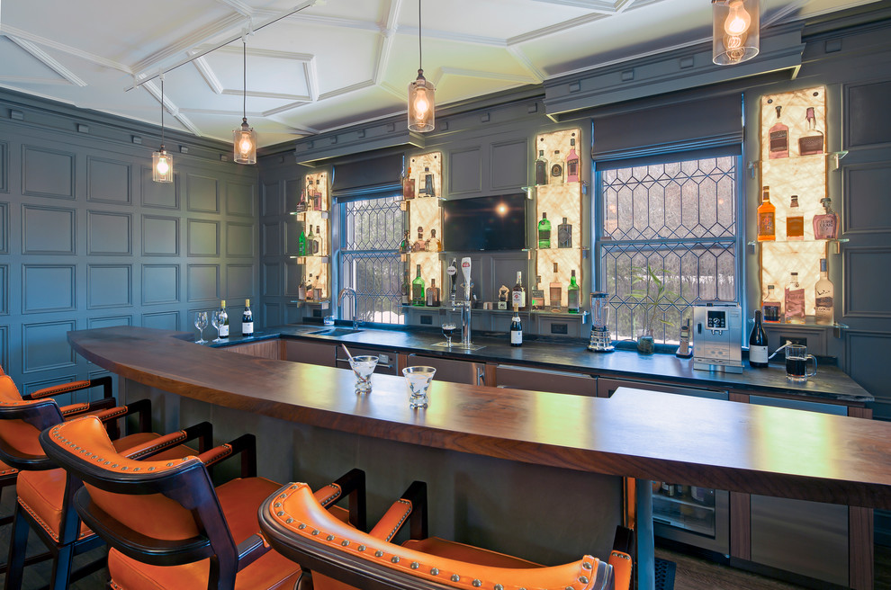 Long Island Interior Renovation - Eclectic - Home Bar - New York - by ...