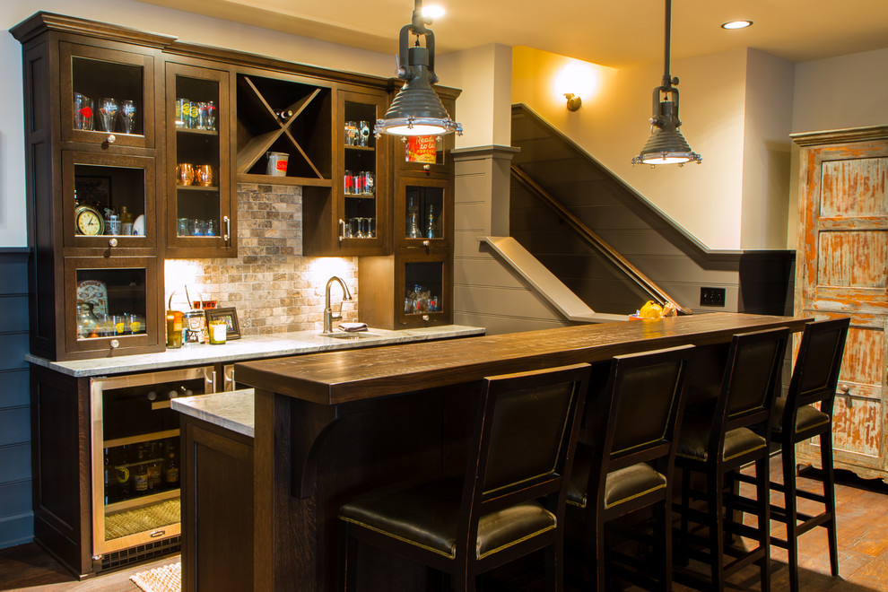 Lower Level Bar - Transitional - Home Bar - Minneapolis - by Modern ...