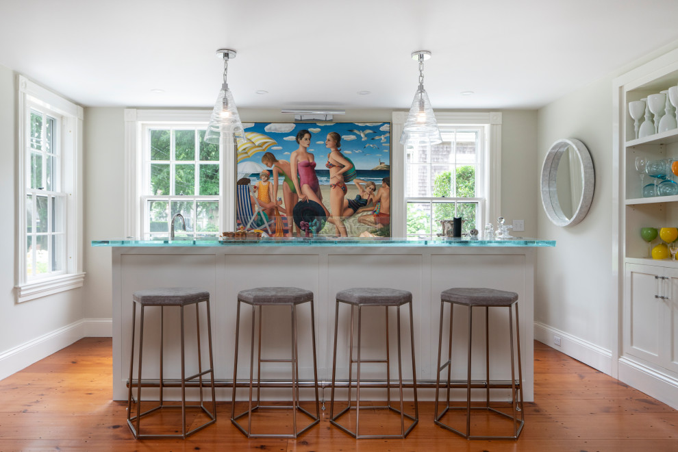 Main Street Renovation - Beach Style - Home Bar - Boston - by gryphon ...