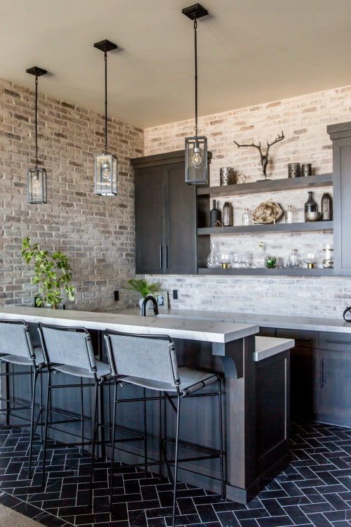 58+ Bar Backsplash ( ELEGANT & STYLISH ) - Home Bar Tile Designs