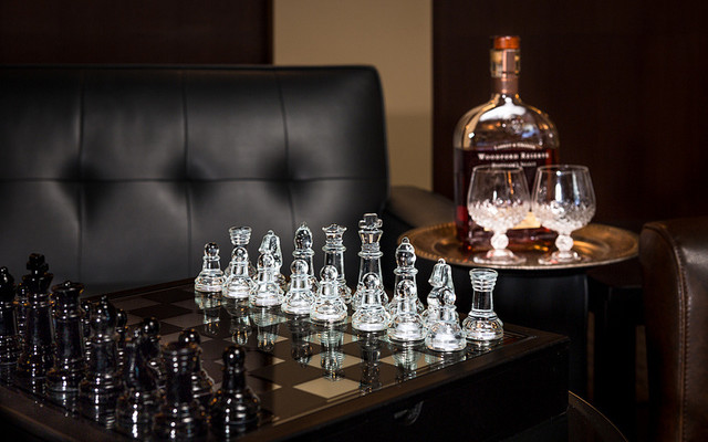 Man Cave Cigar Lounge - Modern - Home Bar - Austin - by Lenore Callahan ...