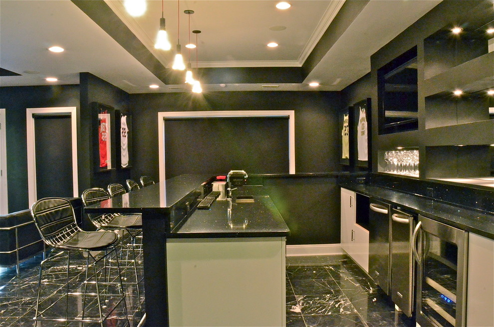 Man Caves - Modern - Home Bar - Charlotte - by Rare Greatness, LLC | Houzz