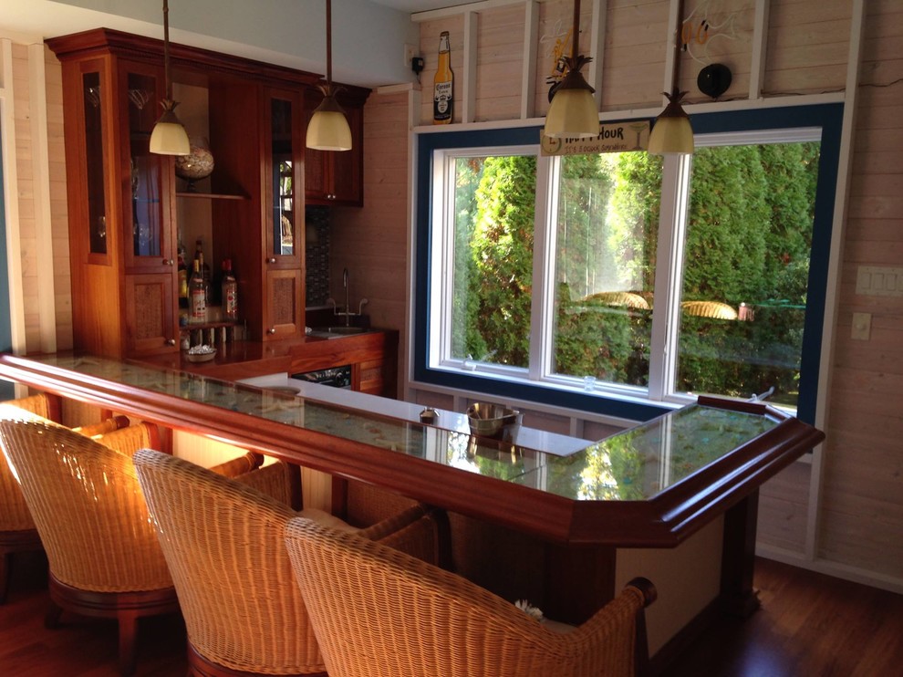 Millwork - Beach Style Bar - Beach Style - Home Bar - New York - by ...