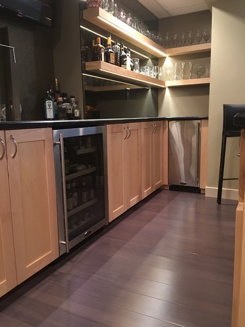 Modern Basement Bar - Moderno - Bar en casa - Filadelfia - de R & R ...