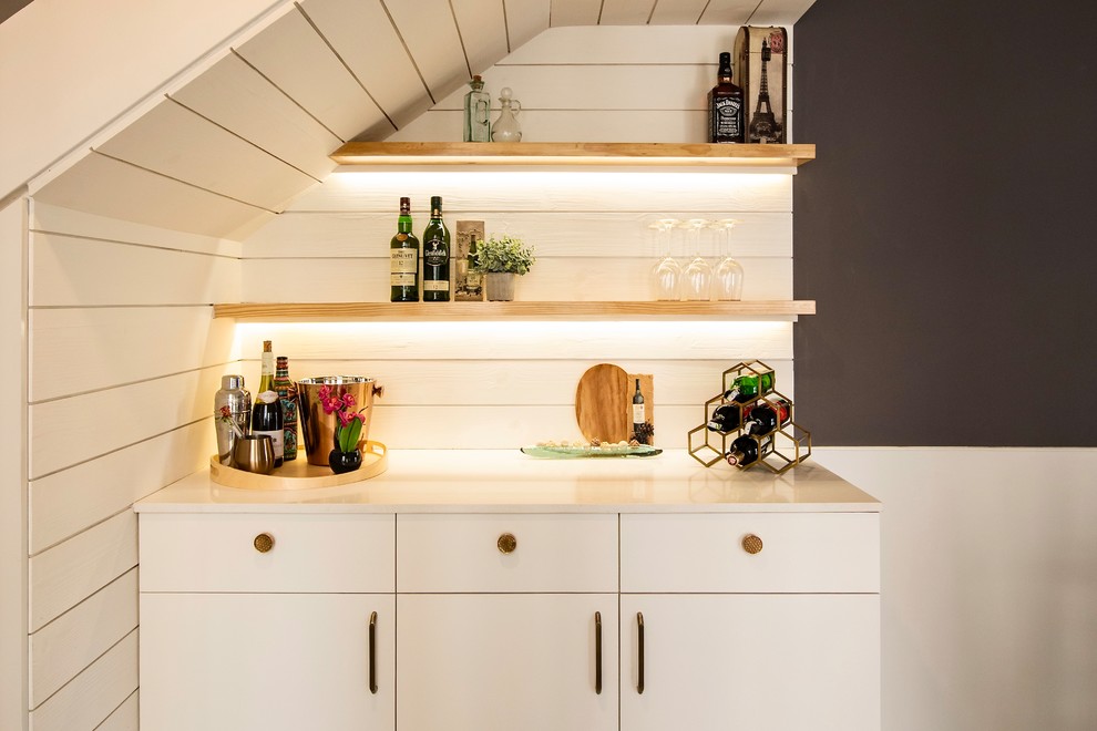 Modern Boho Loft - Modern - Home Bar - Bengaluru - by Weespaces | Houzz