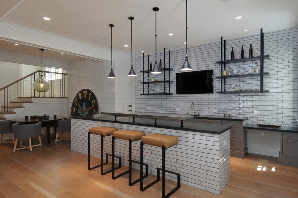 Modern Farmhouse - Farmhouse - Home Bar - San Francisco - by Young ...