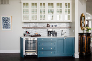 Modern Nantucket - Beach Style - Home Bar - Other - by AsterHouse ...