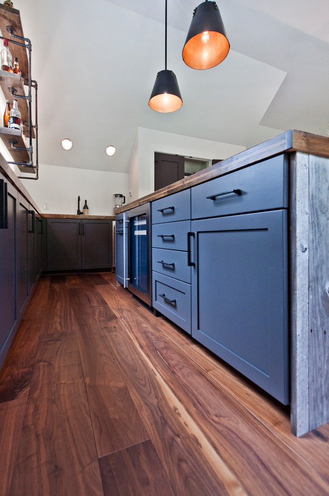 Modern Rustic Retreat - Industrial - Home Bar - Nashville - by Victoria ...