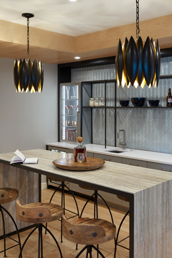 Modern Scandinavian Farmhouse - Modern - Home Bar - Other - by Lauren ...