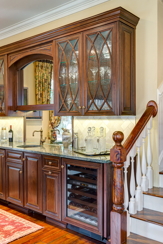 Modern Twist on a Traditional Home - Traditional - Home Bar - Charlotte ...