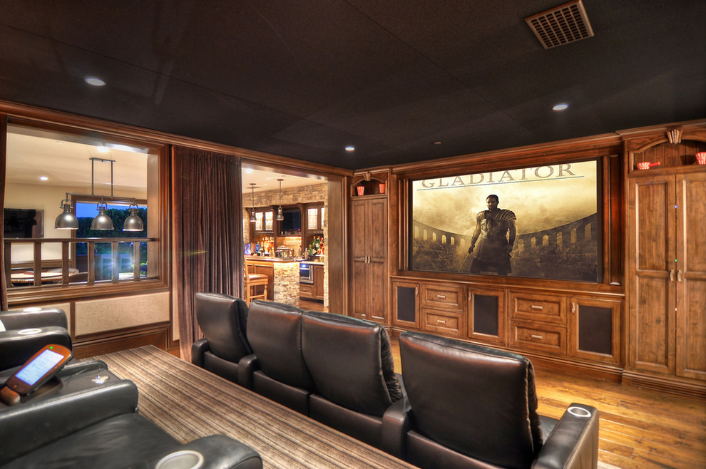 Monarch Development and Design - Traditional - Home Theater - Orange County - by Monarch ...