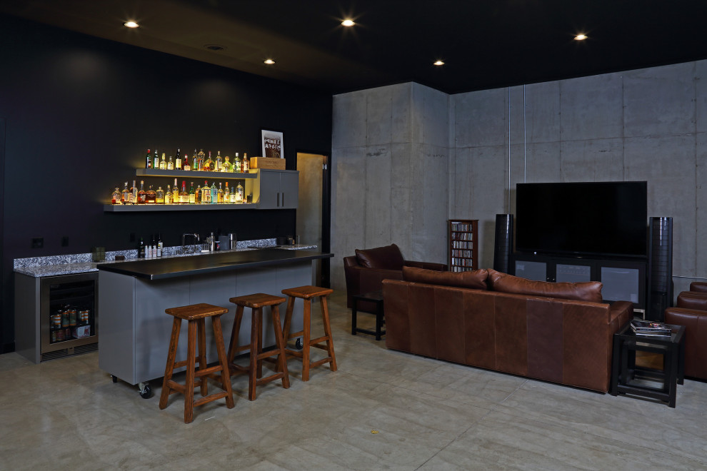 Morningside Terrace New Build - Modern - Home Bar - Minneapolis - by ...