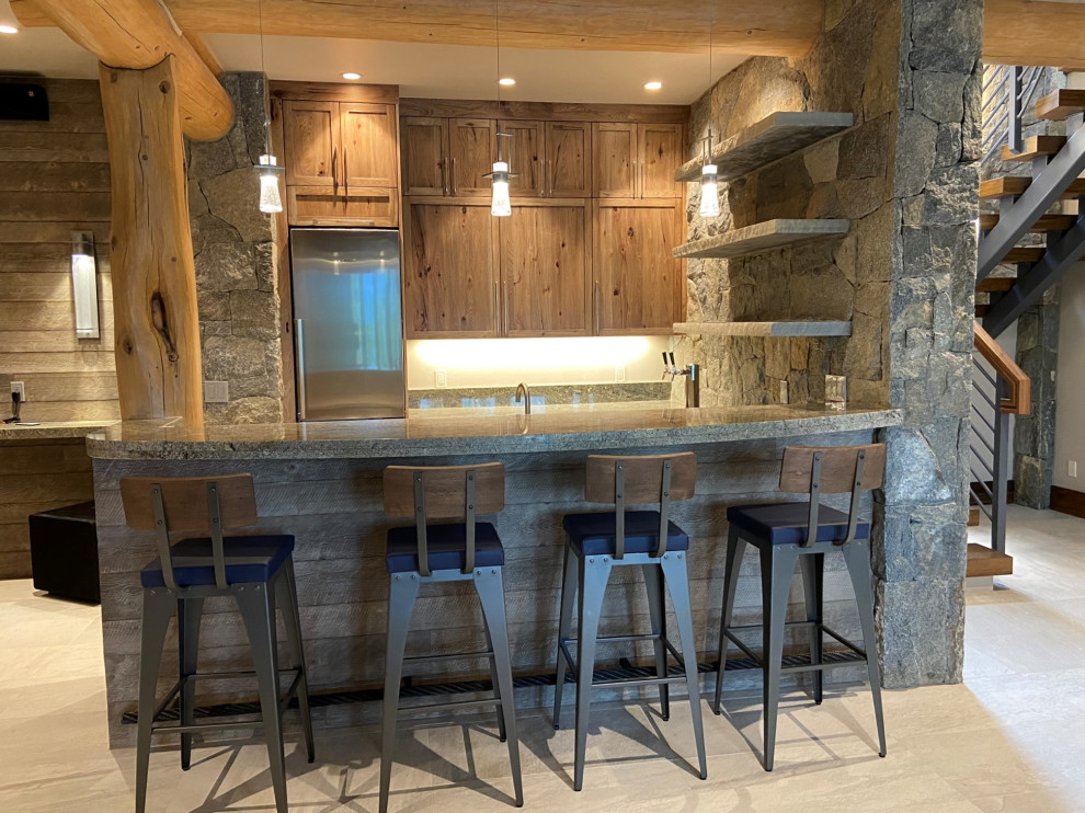Mountain Modern - Modern - Home Bar - Denver - by Fusion Light and ...