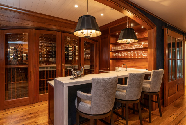 Custom Home Bar in Nantucket - Beach Style - Home Bar - Boston - by J ...