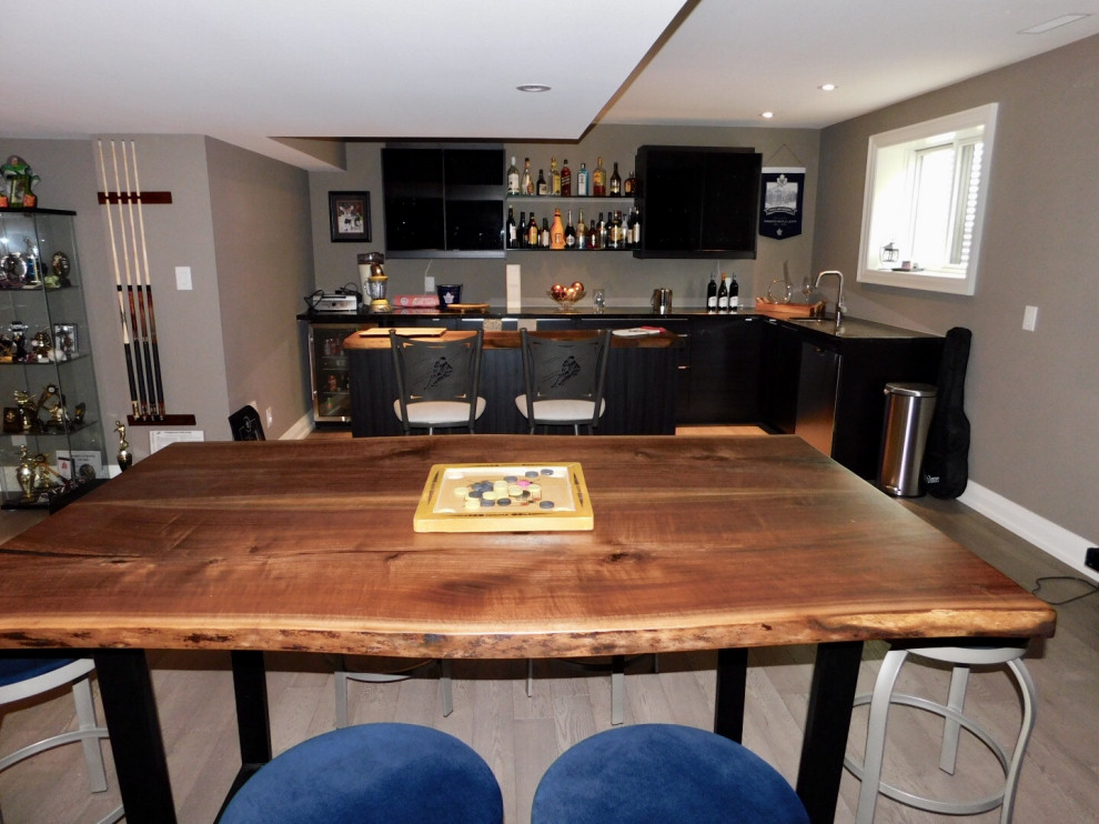 New Build- Custom from top to bottom - Transitional - Home Bar ...