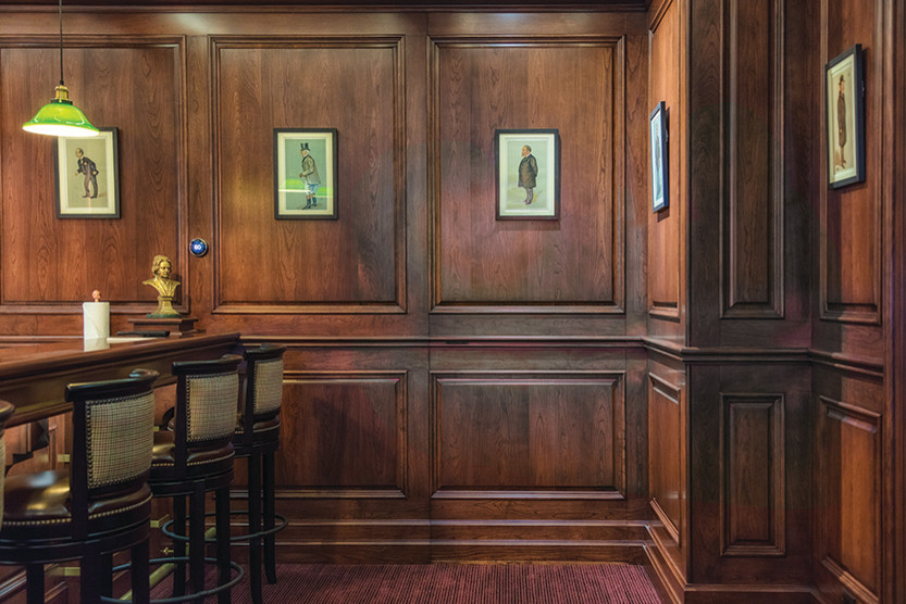 OLD ENGLISH PUB PACKED WITH SMART HOME SURPRISES - Home Bar - Salt Lake ...