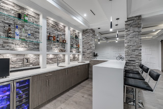 Stacked Stone Bar Butler