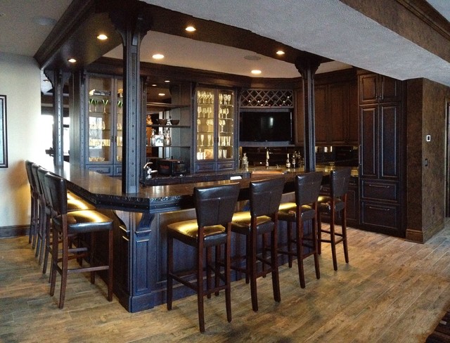 Our Custom Home Built 2010 - Rustic - Home Bar - Other | Houzz AU