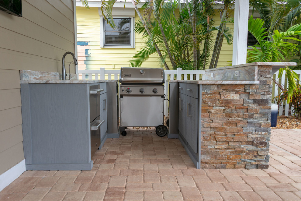 Outdoor Bar for Entertaining - Transitional - Home Bar - Charlotte - by ...