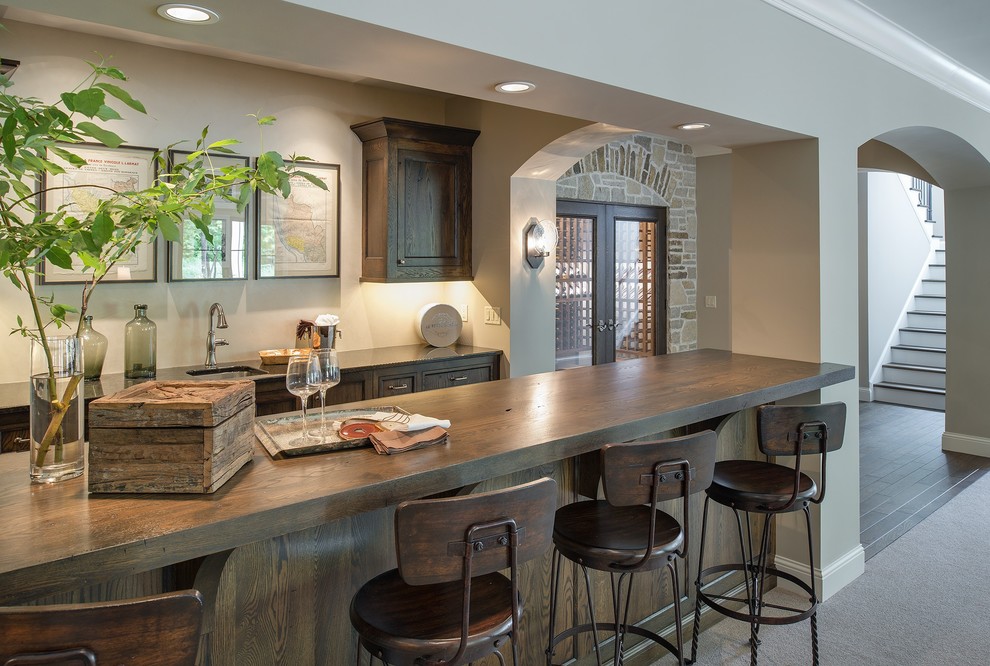 Parisian Polished - Traditional - Home Bar - Minneapolis - by Nor-Son ...