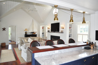 Pool Cabana, Westwood, MA - Beach Style - Home Bar - Boston - by CWC ...