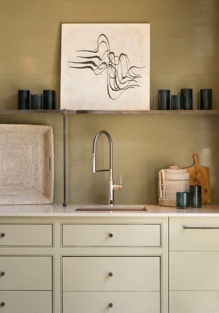 Pool House Renovation - Transitional - Home Bar - Charlotte - by Andrew ...