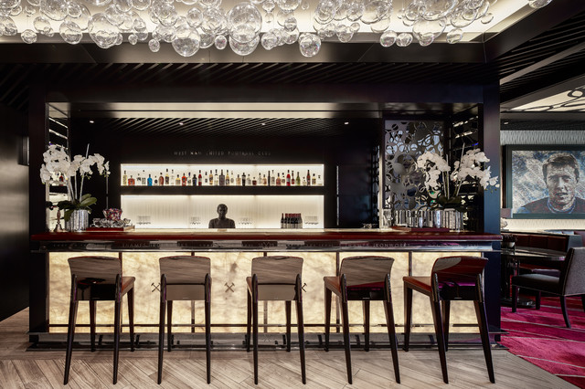 Private Bar & Dining Area - Contemporary - Home Bar - by MacAusland ...
