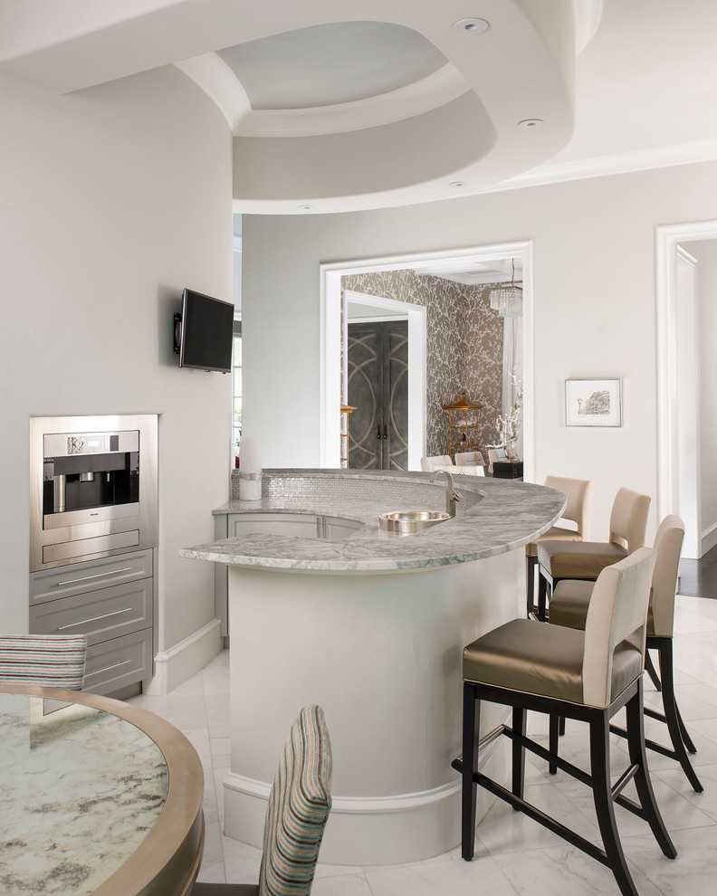 Private Residence Plano, Tx. 2014-2015 - Transitional - Home Bar ...