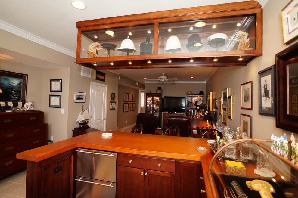 Pub Style Home Bar - Traditional - Home Bar - Other - by Creekside ...