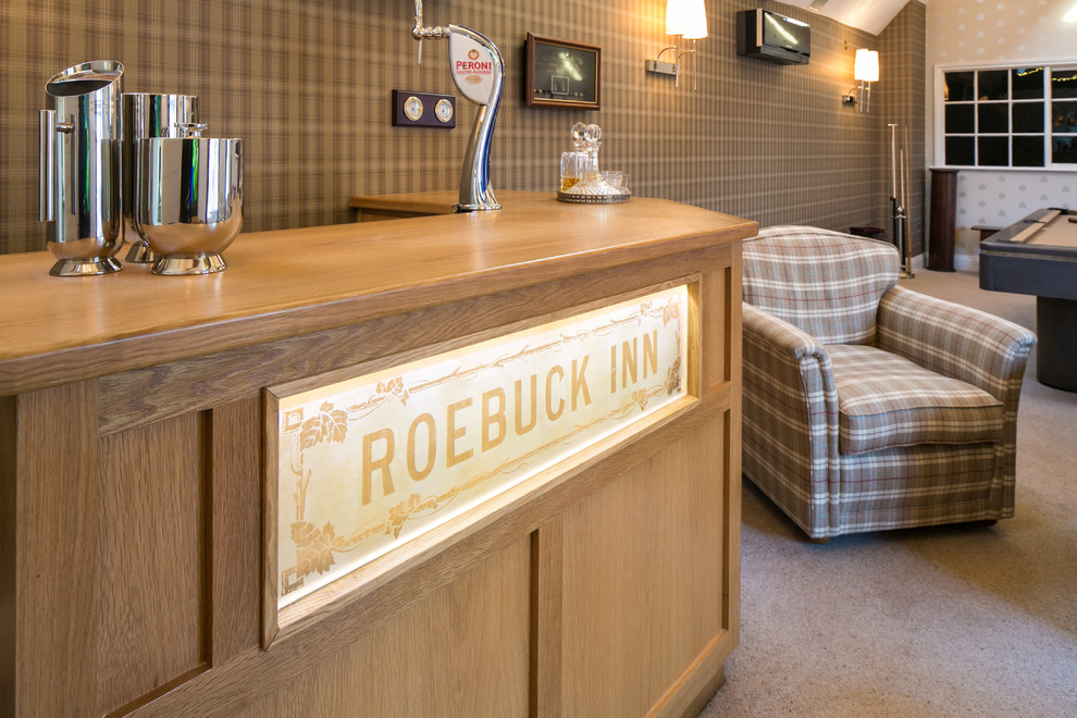 PUBLIC HOUSE TRANSFORMED INTO BEAUTIFUL HOME - Country - Home Bar ...