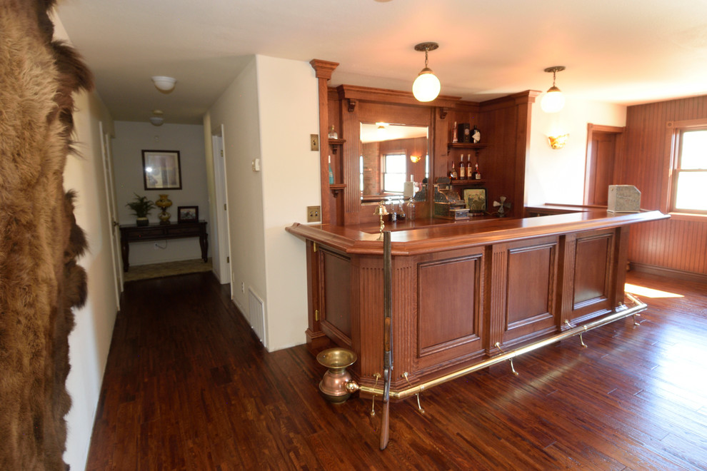 Quartersawn Oak Bar - Victorian - Home Bar - Other - by Unique Design ...