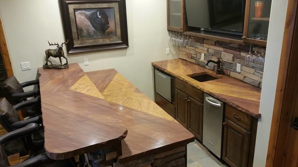 Quartz - Rustic - Home Bar - Las Vegas - by Melling Granite | Houzz