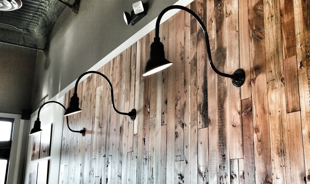 Reclaimed Wood Feature Walls & Wall Cladding - Farmhouse - Home Bar ...