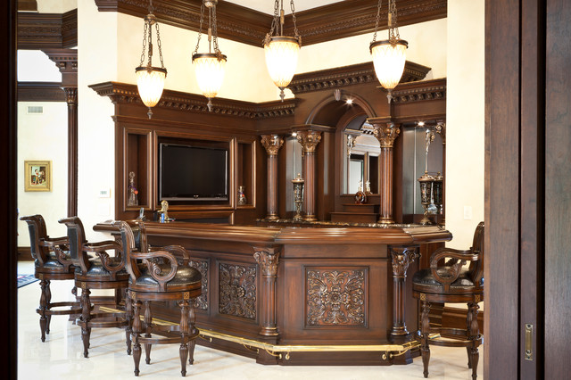 Traditional Home Bar - Traditional - Home Bar - New York | Houzz AU