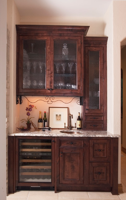 Riverside Residence #1 - Traditional - Home Bar - Chicago - by ...