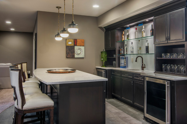 Romanelli & Hughes Parade Home - Modern - Home Bar - Columbus - by ...