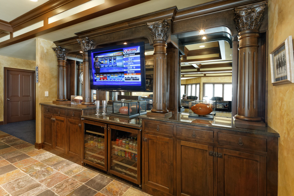 Rustic Custom Sports Bar - Rustic - Home Bar - Cincinnati - by ...