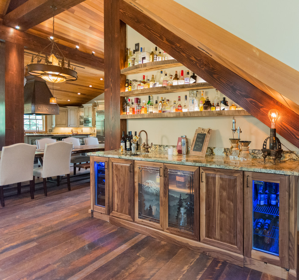 Rustic Kitchen Cabinets - Rustic - Home Bar - Portland - by Diana Paul ...