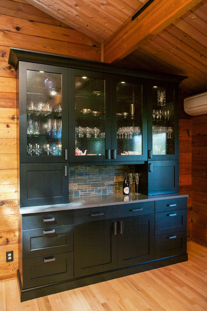 Rustic Refined - Rustic - Home Bar - Portland - by Maughan Design ...