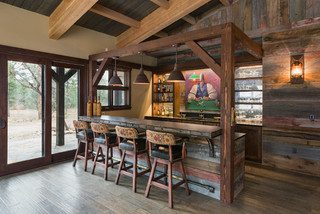 Rustic Riverside - Rustic - Home Bar - Albuquerque - by Asher Custom ...