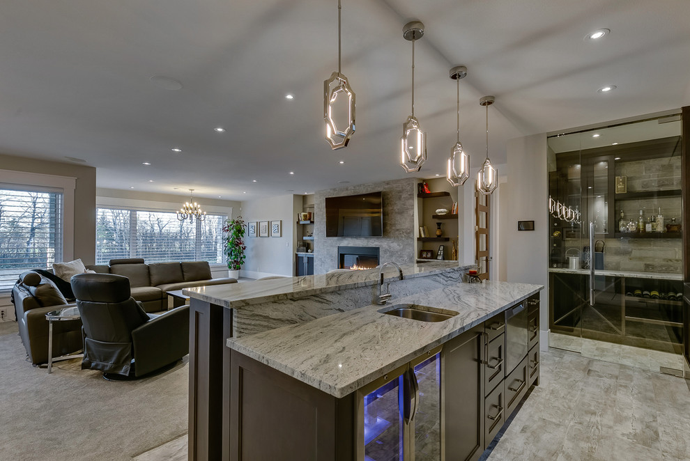 Saskatoon, New Build - Transom - Traditional - Home Bar - Calgary - by ...