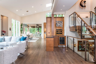 Sennett Residence - Midcentury - Home Bar - Other - by Living Stone ...