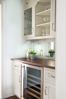 Shingle Style New Construction - Transitional - Home Bar - DC Metro ...