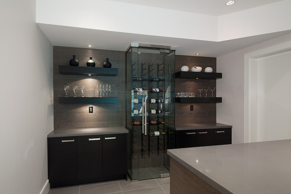 Sophisticated and Sleek Bar - Modern - Home Bar - Vancouver - by ...