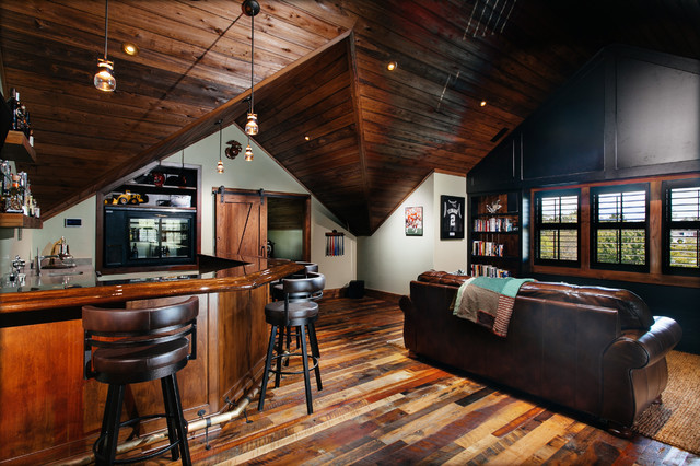 Sophisticated Man Cave - Rustic - Home Bar - Charleston - by Reclaimed ...