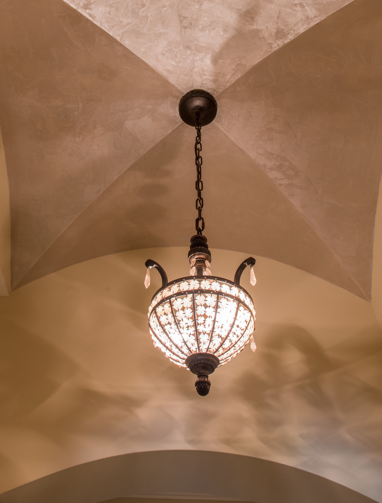 Southside Place-Groin Vault Ceiling Lighting - Traditional - Home Bar ...